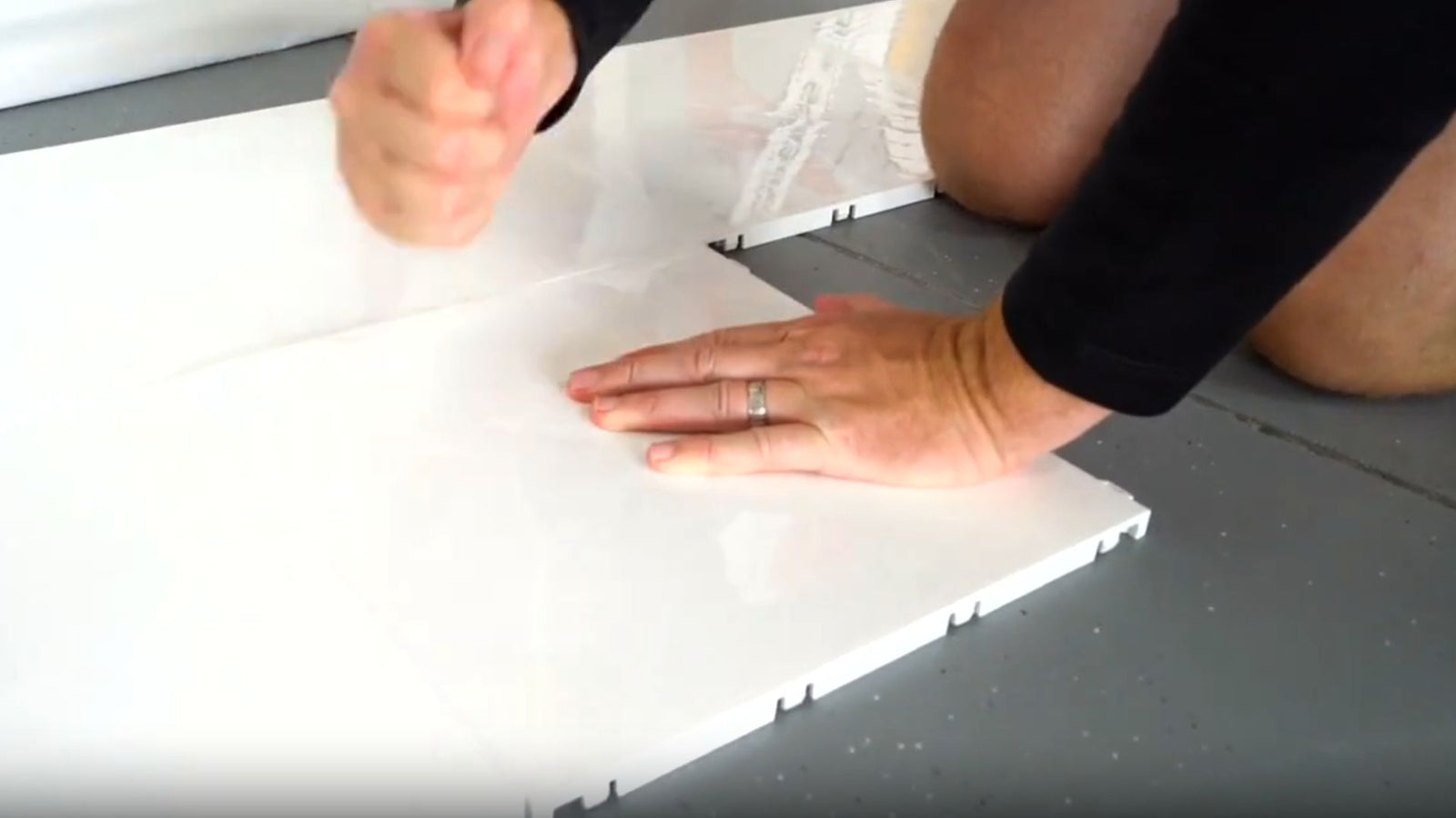 White Slick Tiles for Dryland Hockey Training | Train at Home and ...