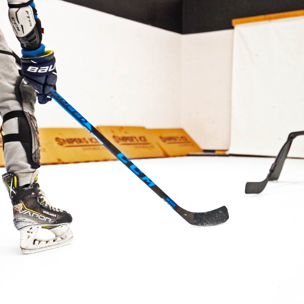 Skateable Synthetic Ice Panels – Train Like a Pro – Snipers Edge Hockey